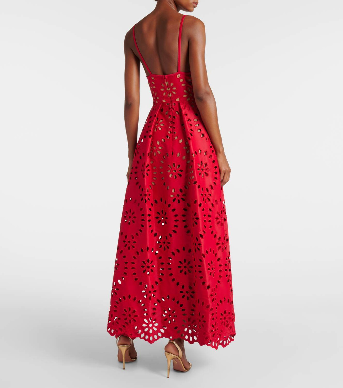 Elie Saab Floral embroidered satin gown Elie Saab