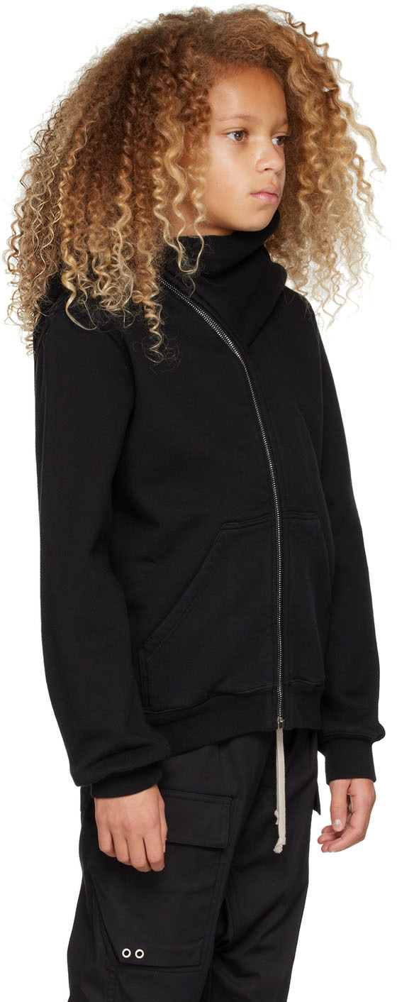 Rick Owens Kids Black Mountain Hoodie Rick Owens