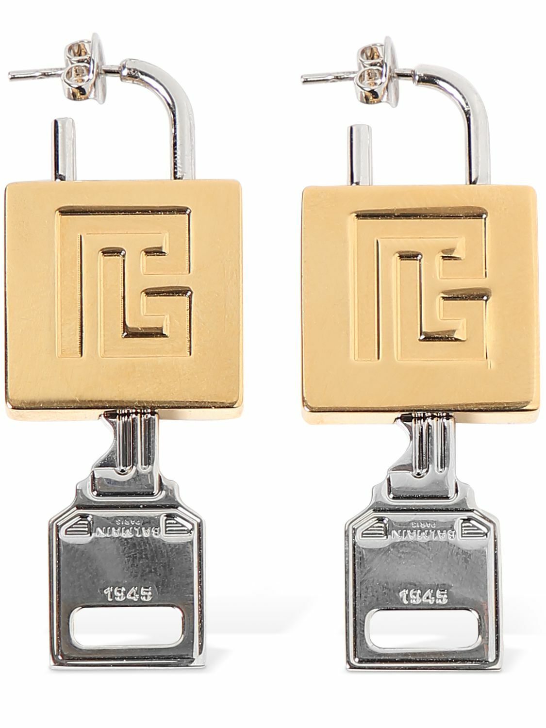 BALMAIN - Lock & Key Earrings Balmain
