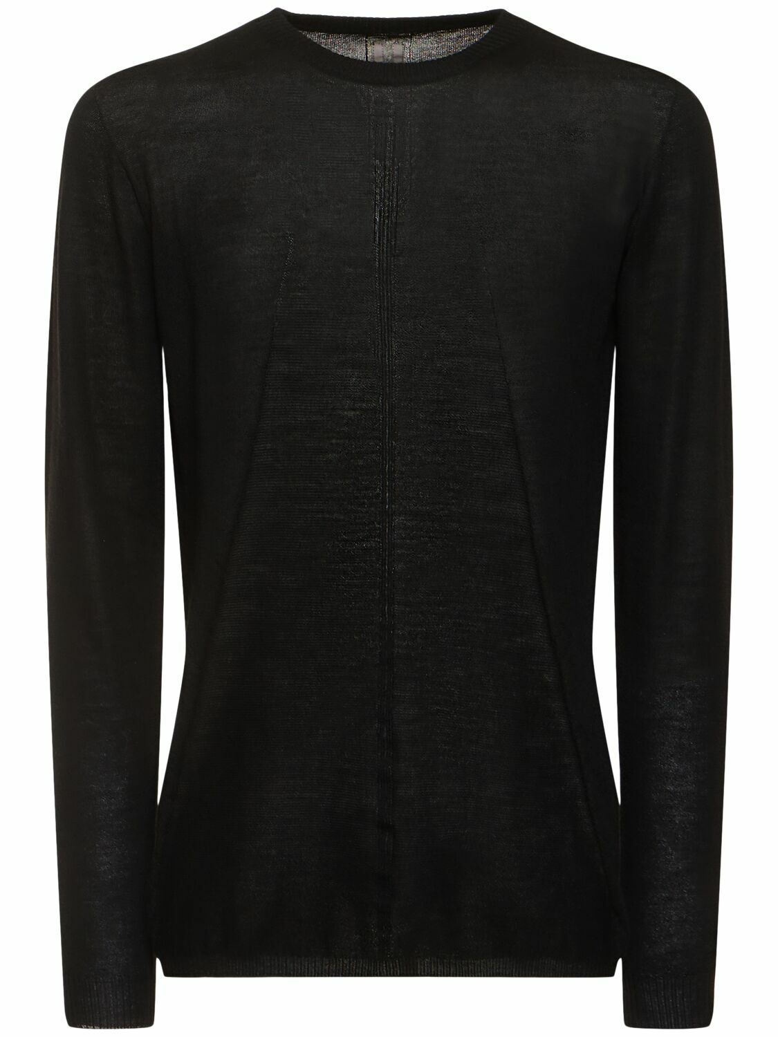 RICK OWENS Biker Level Lightweight Wool Sweater Rick Owens