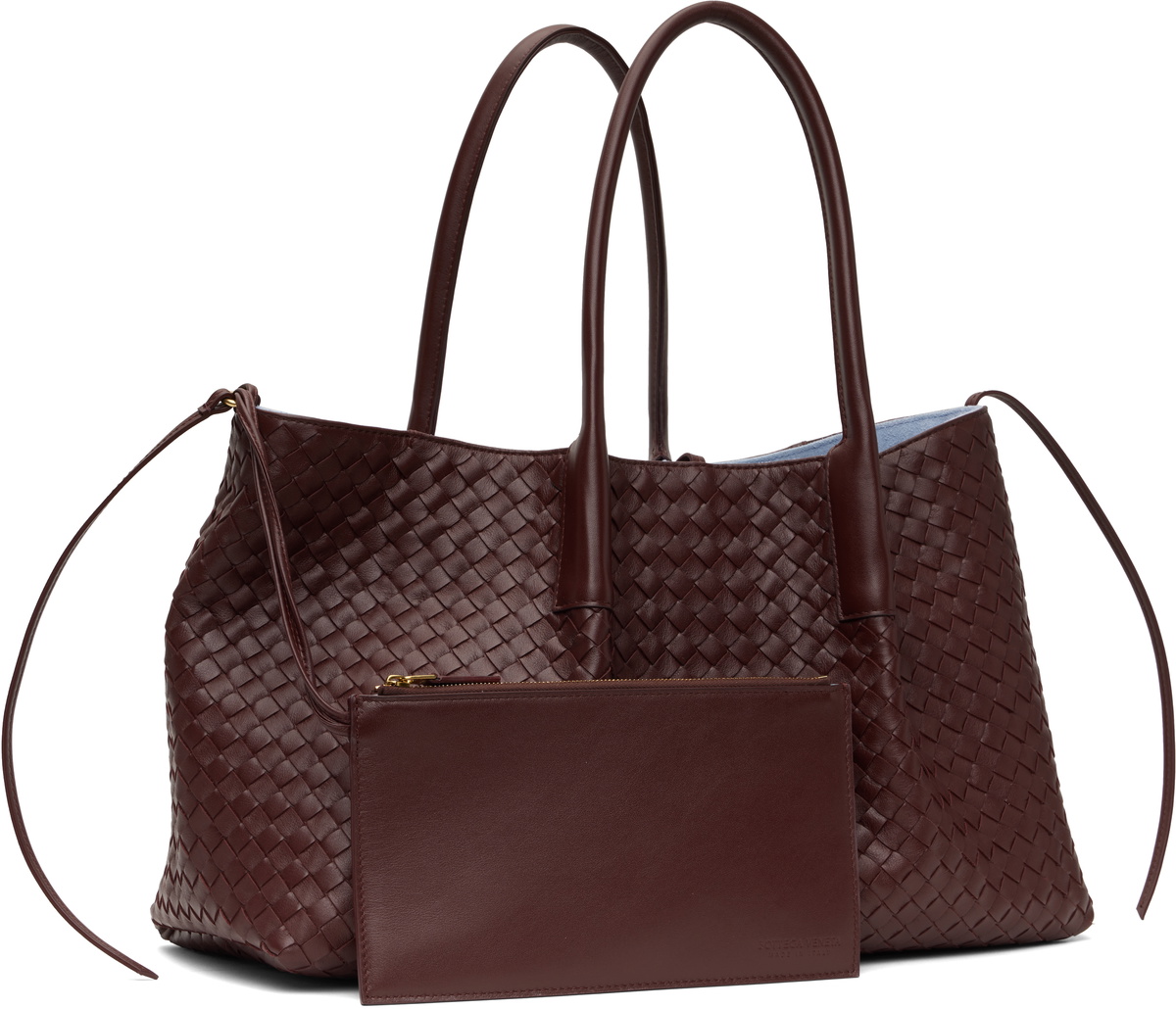 Bottega Veneta Burgundy Pinacoteca Reversible Tote Bottega Veneta