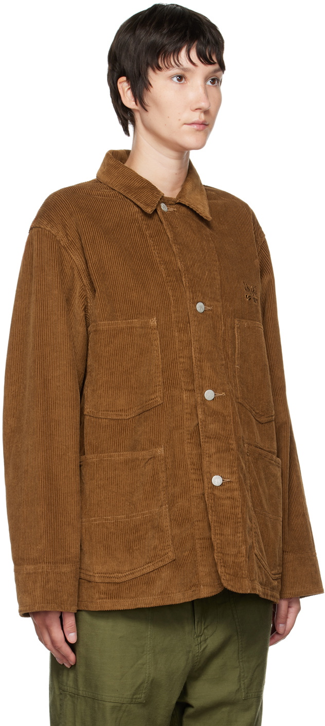 NEEDLES Brown Smith's Edition Embroidered Jacket Needles