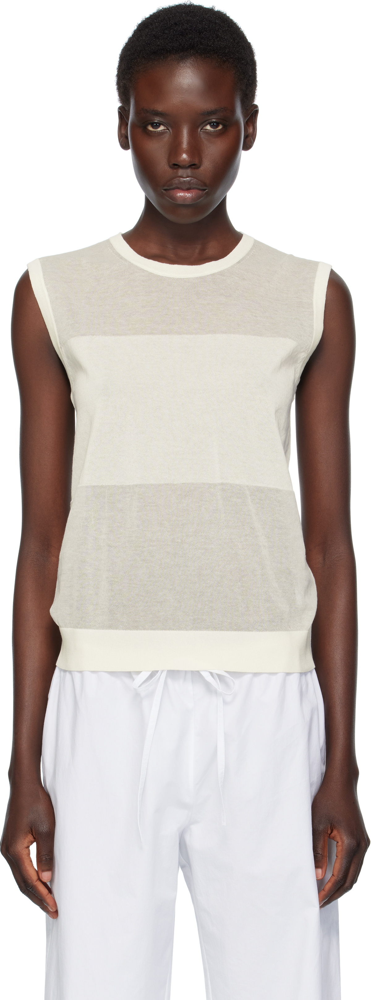 Loulou de Saison Off-White Anita Top Loulou Studio