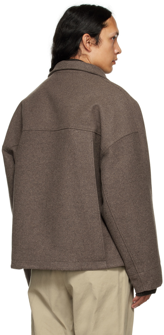 LE17SEPTEMBRE Brown Pinched Seam Coat LE17SEPTEMBRE