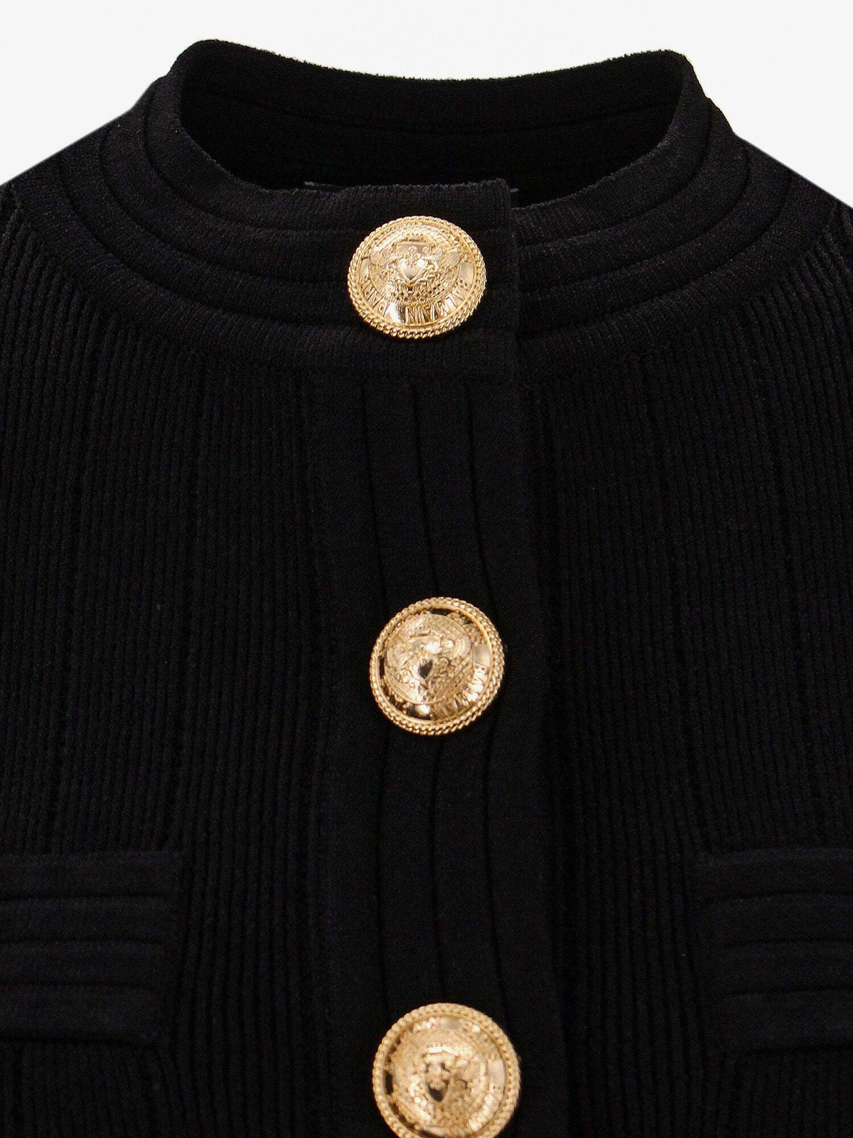 Balmain Cardigan Black Womens Balmain