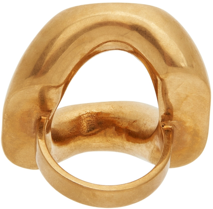 Stella McCartney Gold Chain Link Ring Stella McCartney