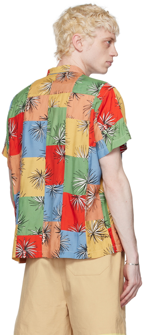 Bode Multicolor Patchwork Tumbleweed Shirt Bode