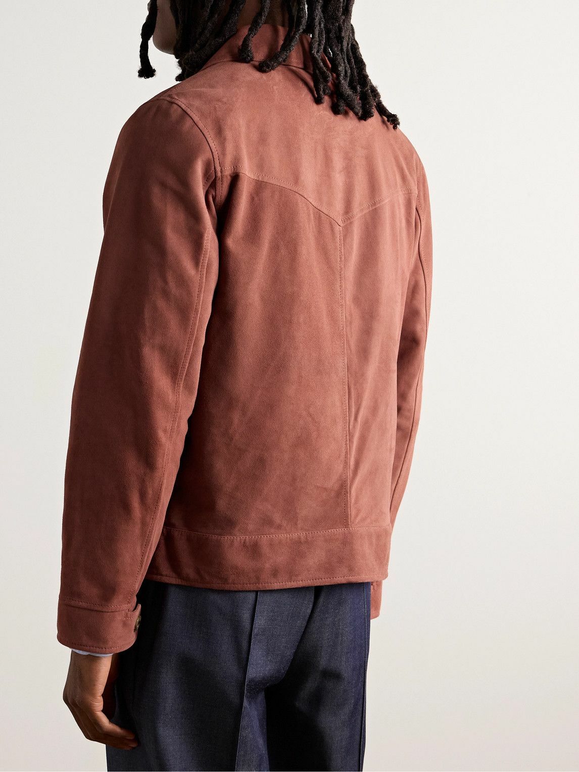 Valstar - Gordon Suede Jacket - Red Valstarino