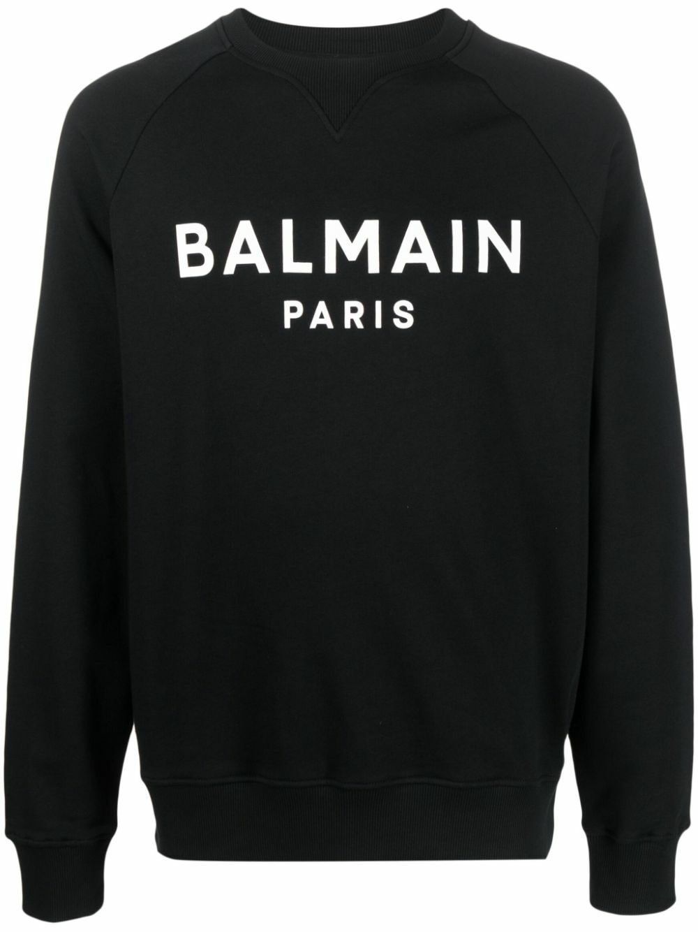 Balmain Black Logo Print Sweatshirt Balmain