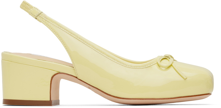 Sandy Liang Yellow Slingback 45 Heels Sandy Liang