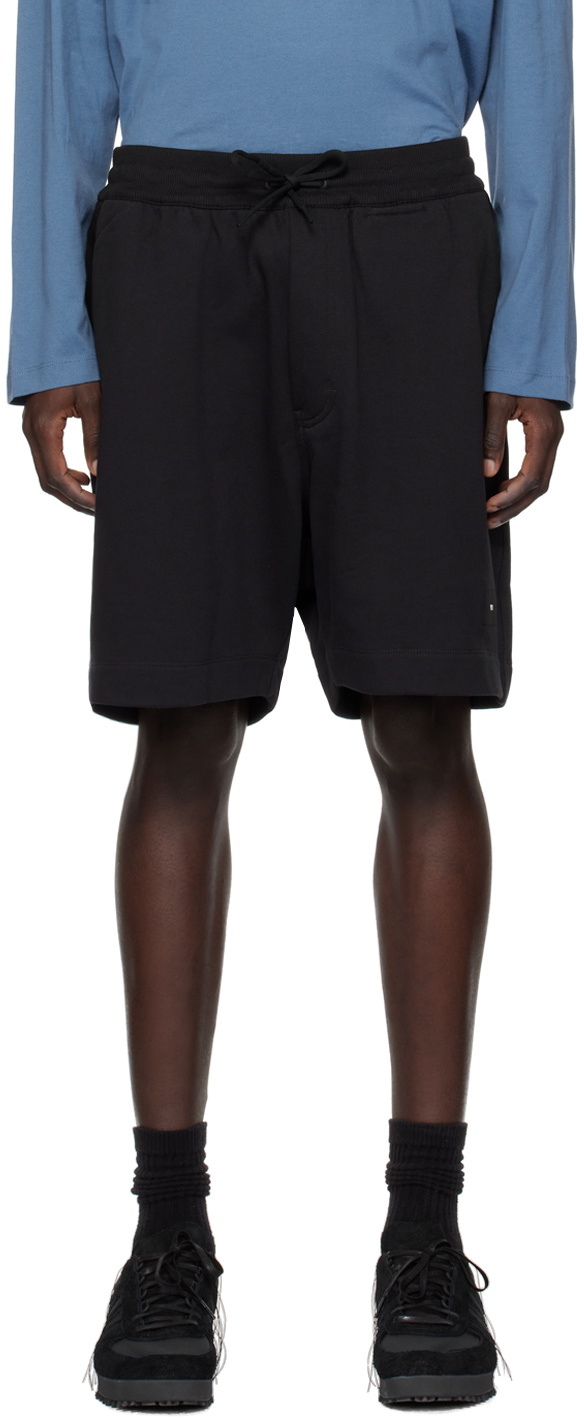 Y-3 Black Bonded Shorts Y-3
