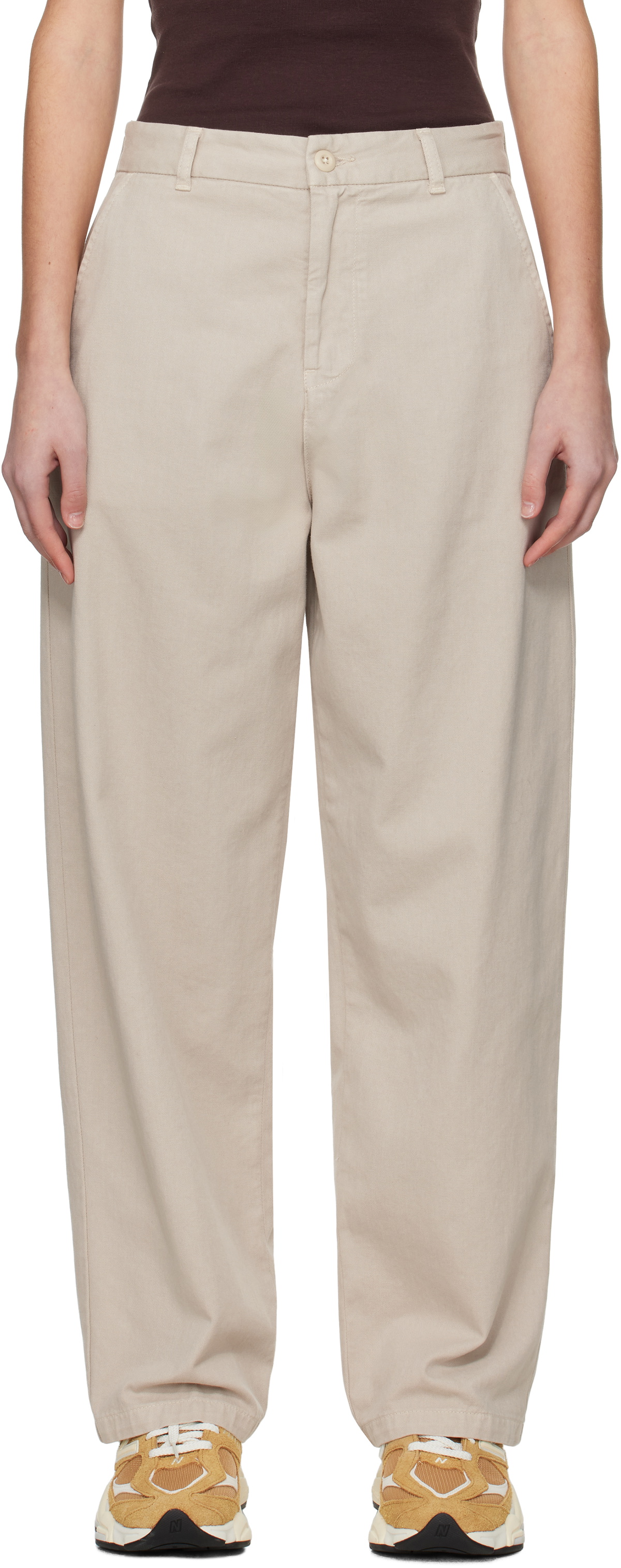 Carhartt Work In Progress Beige Brady Trousers Carhartt WIP