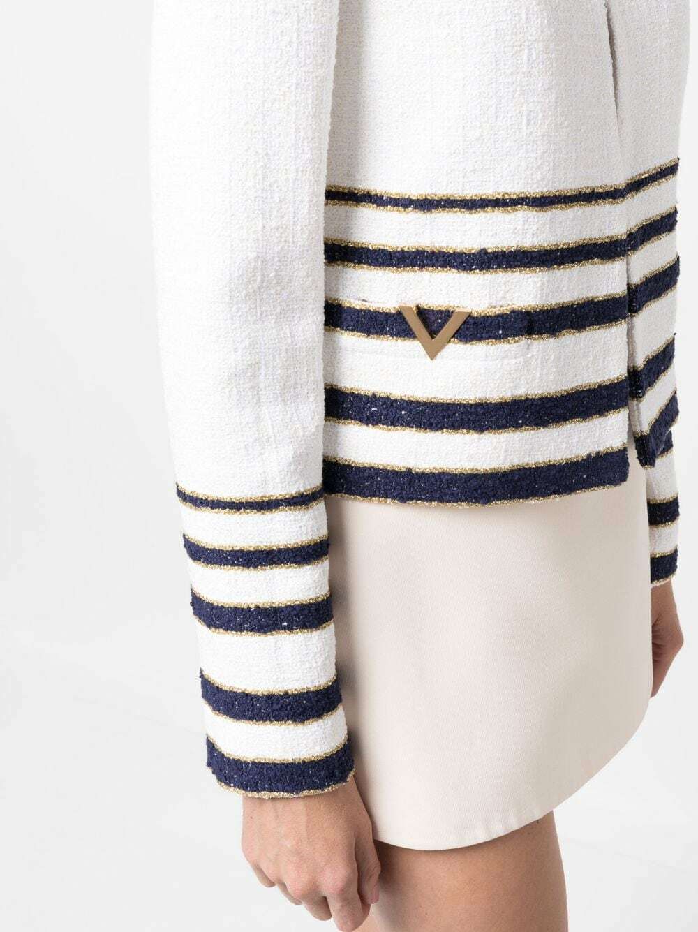 VALENTINO - Tweed Mariniere Jacket Valentino