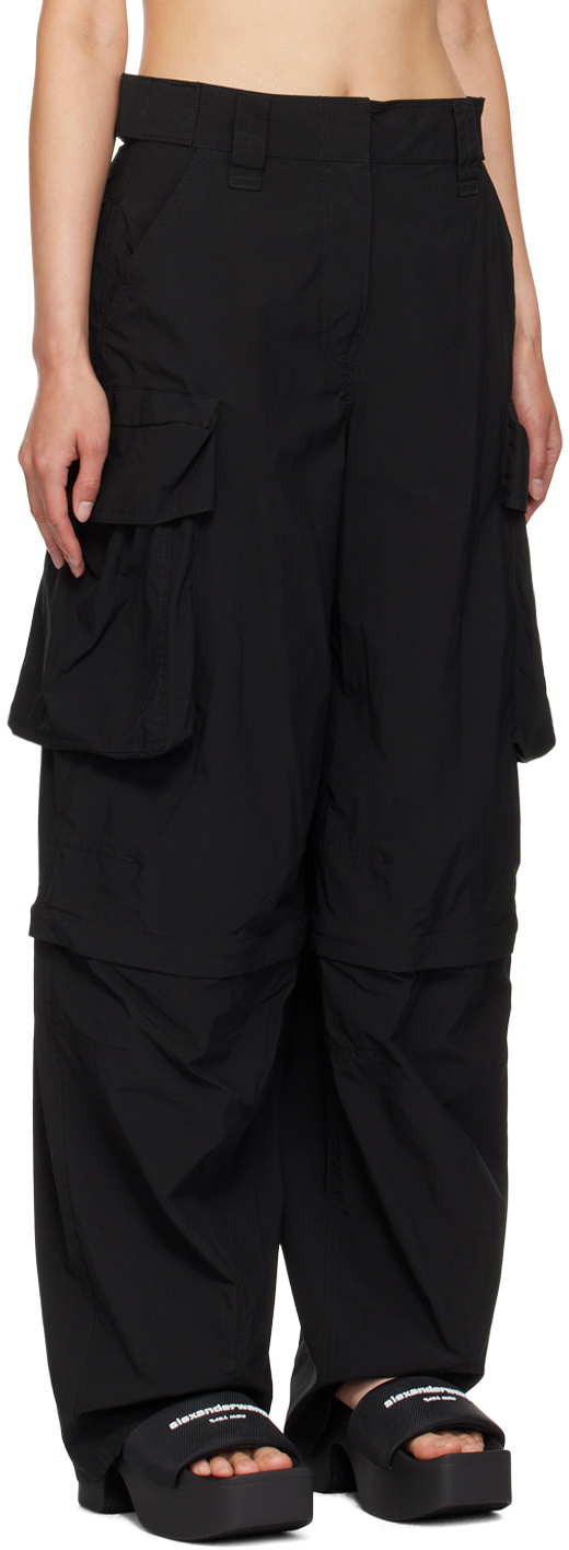 alexanderwang.t Black Oversize Pockets Cargo Pants alexanderwang.t