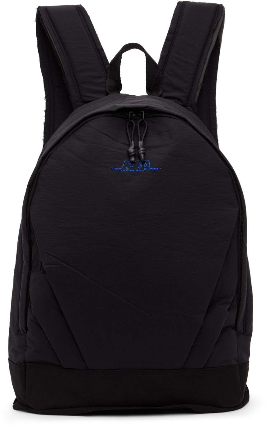 ADER error Black Nylon Logo Backpack ADER error