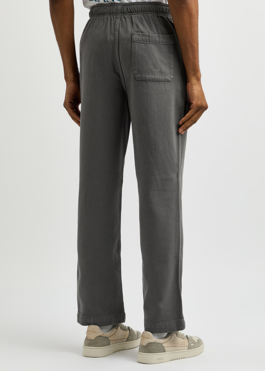 Frame Straight-leg Cotton Trousers Grey Frame Denim