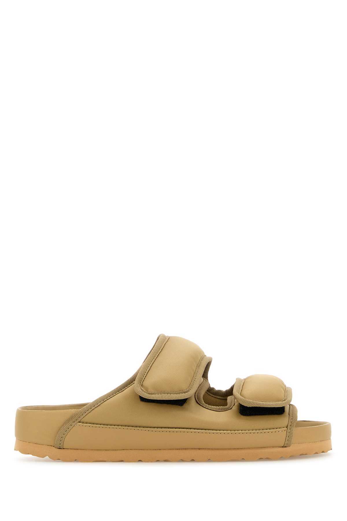Birkenstock Beige Fabric Cosny Slippers Birkenstock