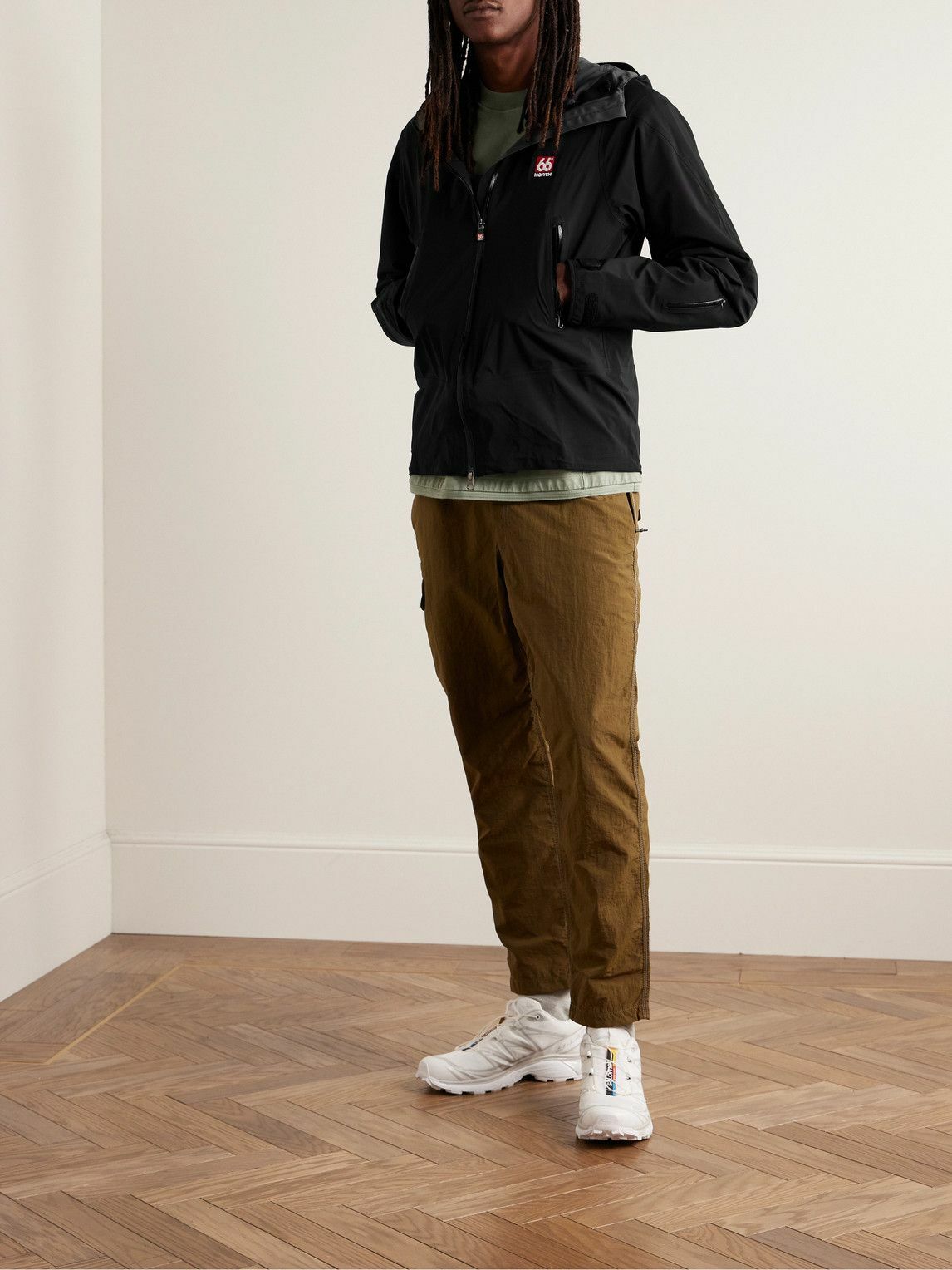 66 North - Snaefell Polartec® Neoshell® Hooded Jacket - Black 66° North