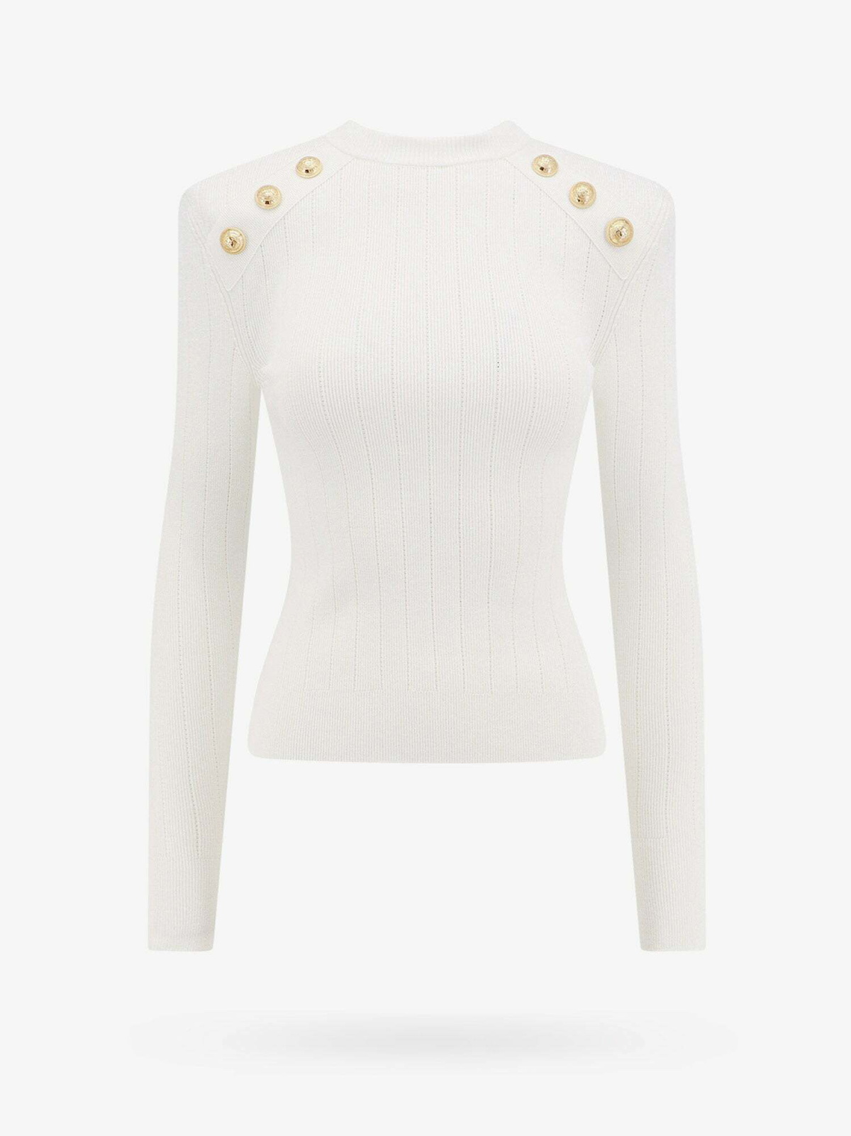 Balmain Sweater White Womens Balmain
