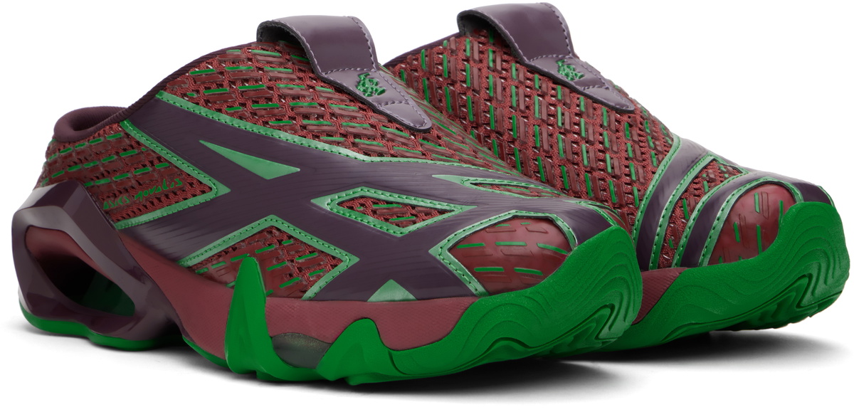 Asics Burgundy & Green GEL-STYRAX Sneakers ASICS
