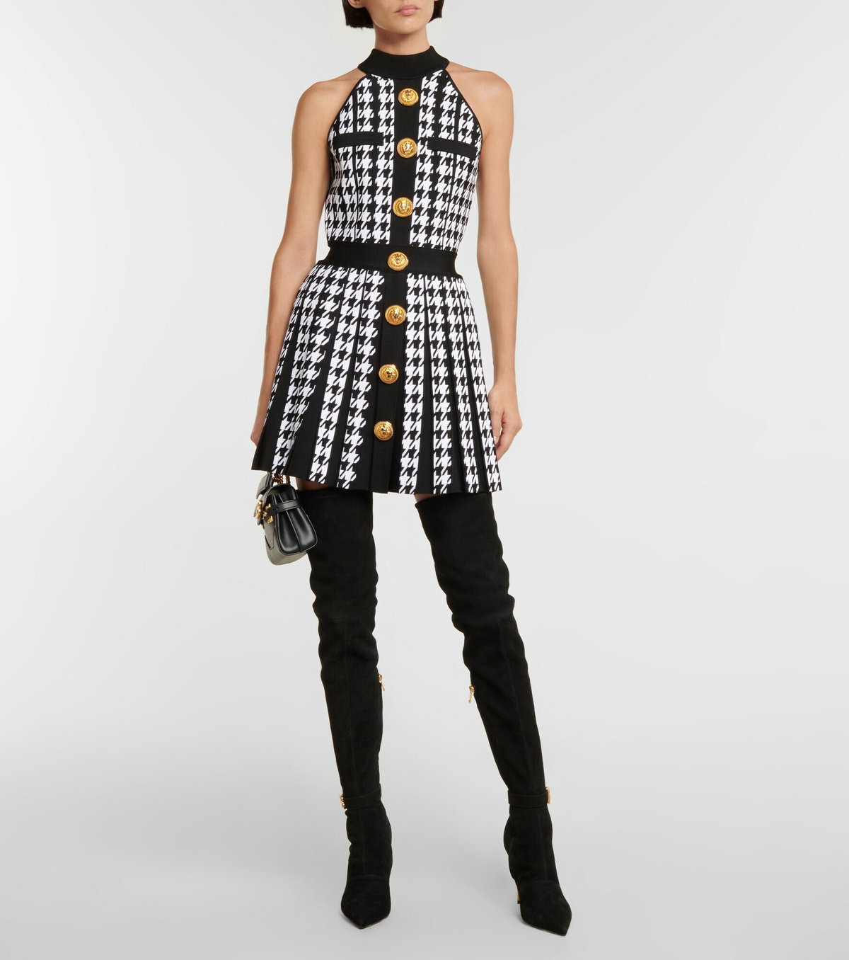 Balmain - Over-the-knee suede boots Balmain