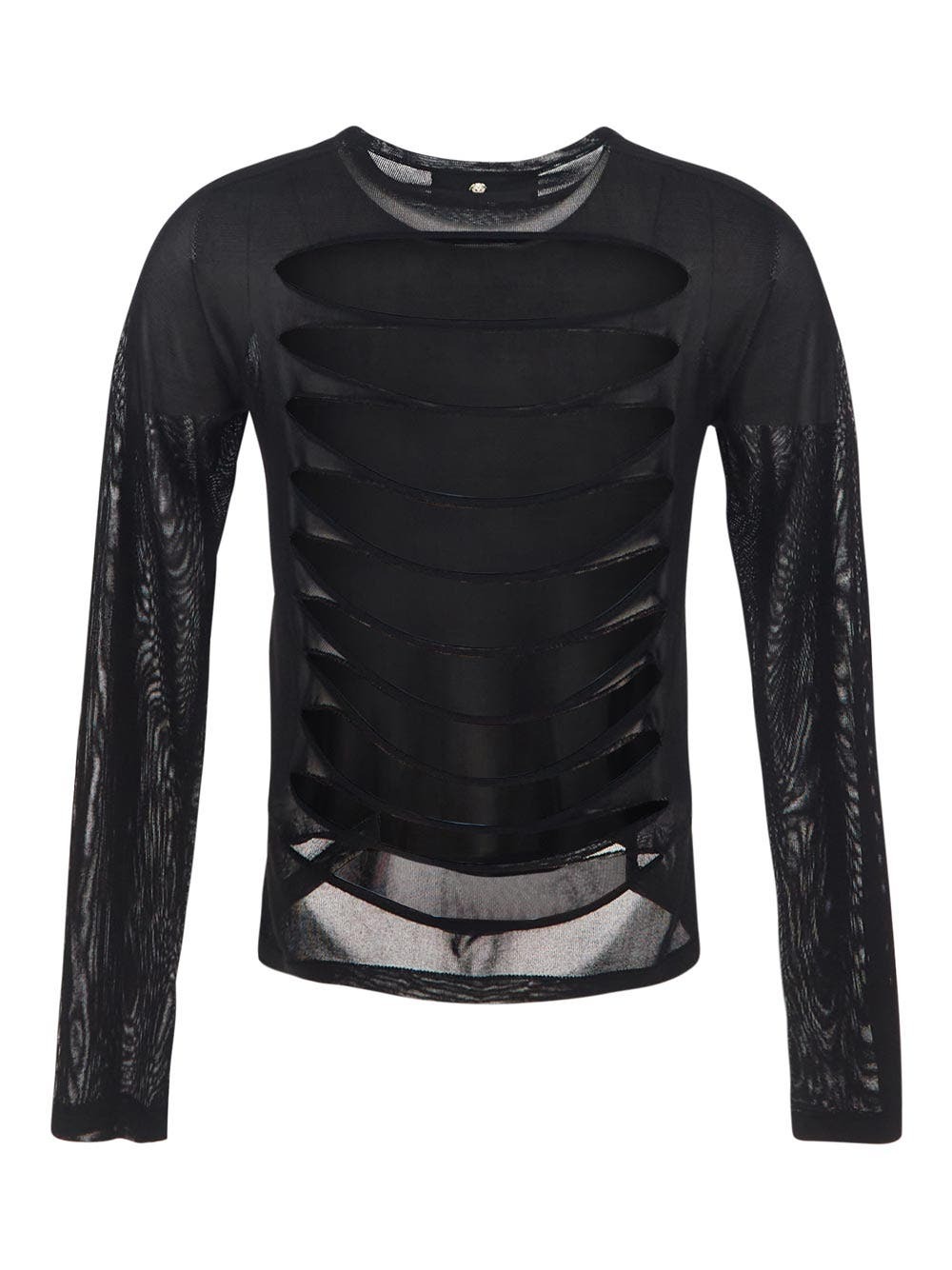 Versace Slashed Knit Jumper Versace