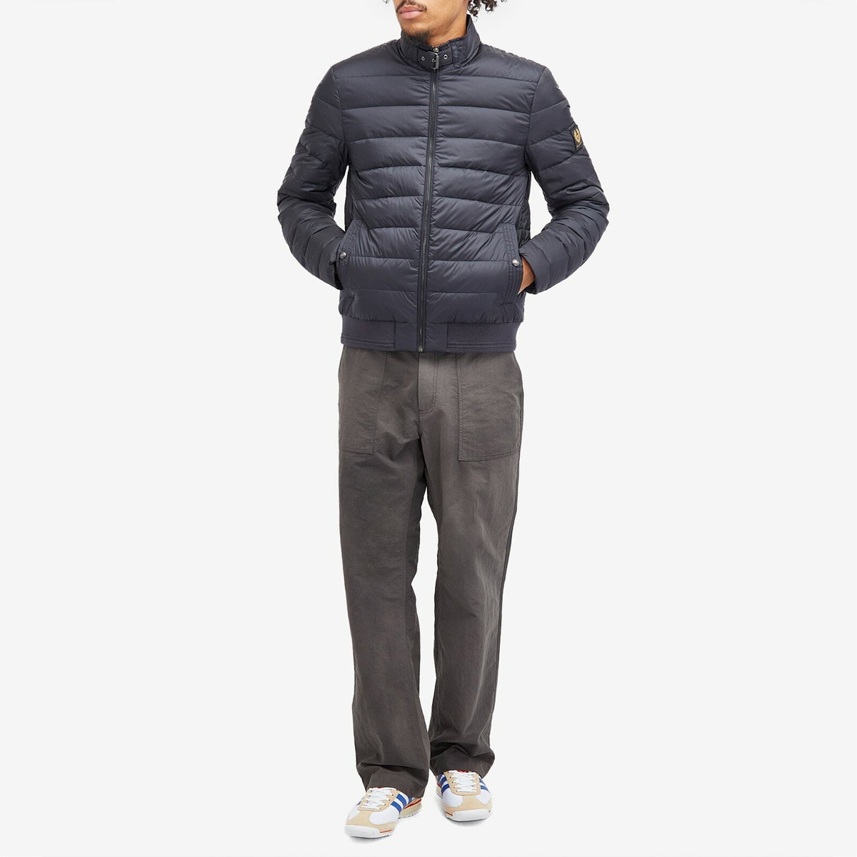 Belstaff Men's Circuit Down Filled Jacket in Blue Belstaff