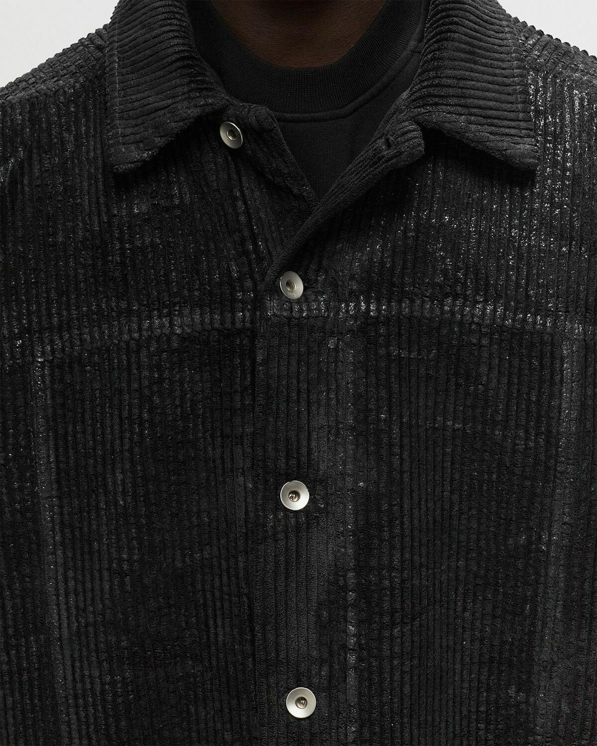 Rick Owens Drkshdw Woven Padded Jacket Jumbo Worker Black Denim Jackets ...