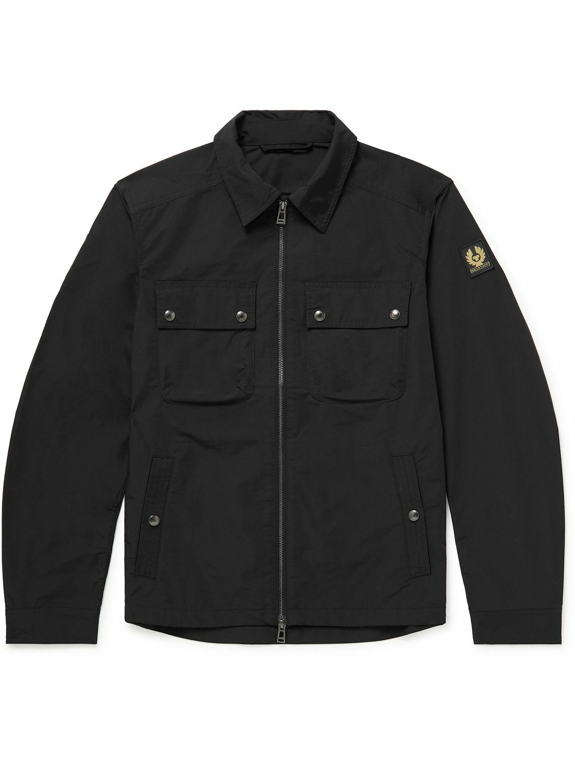 Belstaff - Tour Logo-Appliquéd Shell Overshirt - Black Belstaff
