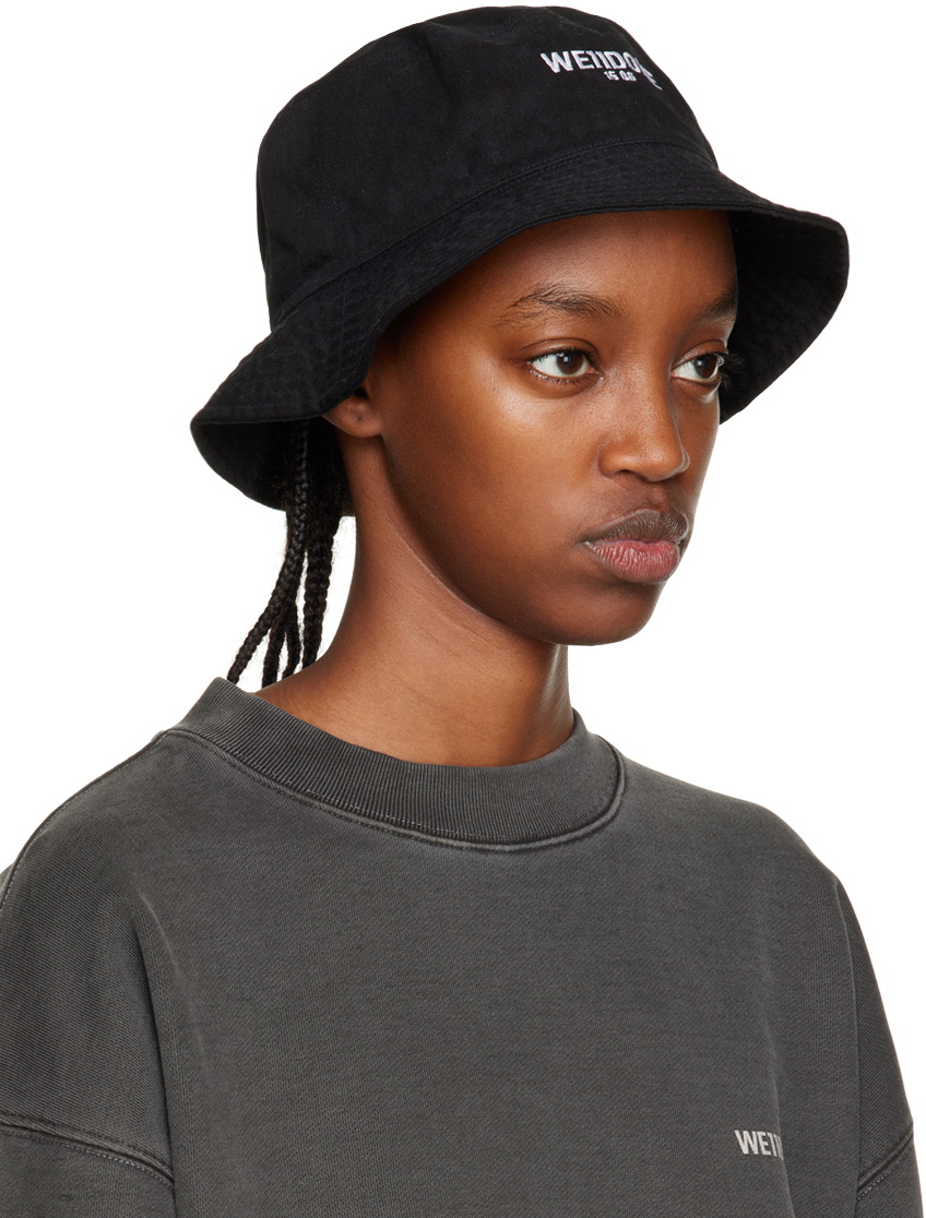 We11done Black 1506 Bucket Hat We11done