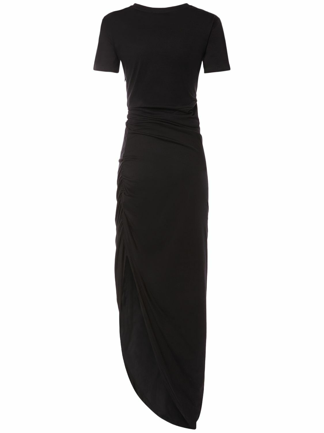 GIUSEPPE DI MORABITO - Logo Cotton Jersey Midi Dress Giuseppe di Morabito