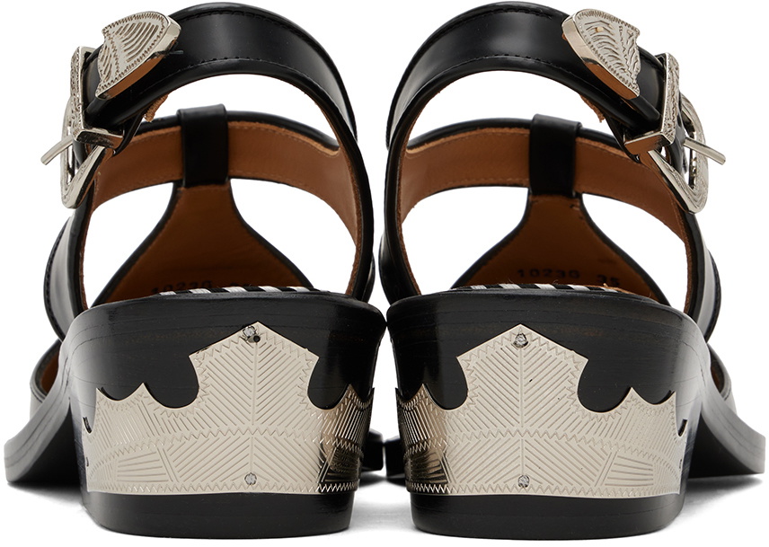 Toga Pulla Black Slingback Heels Toga Pulla