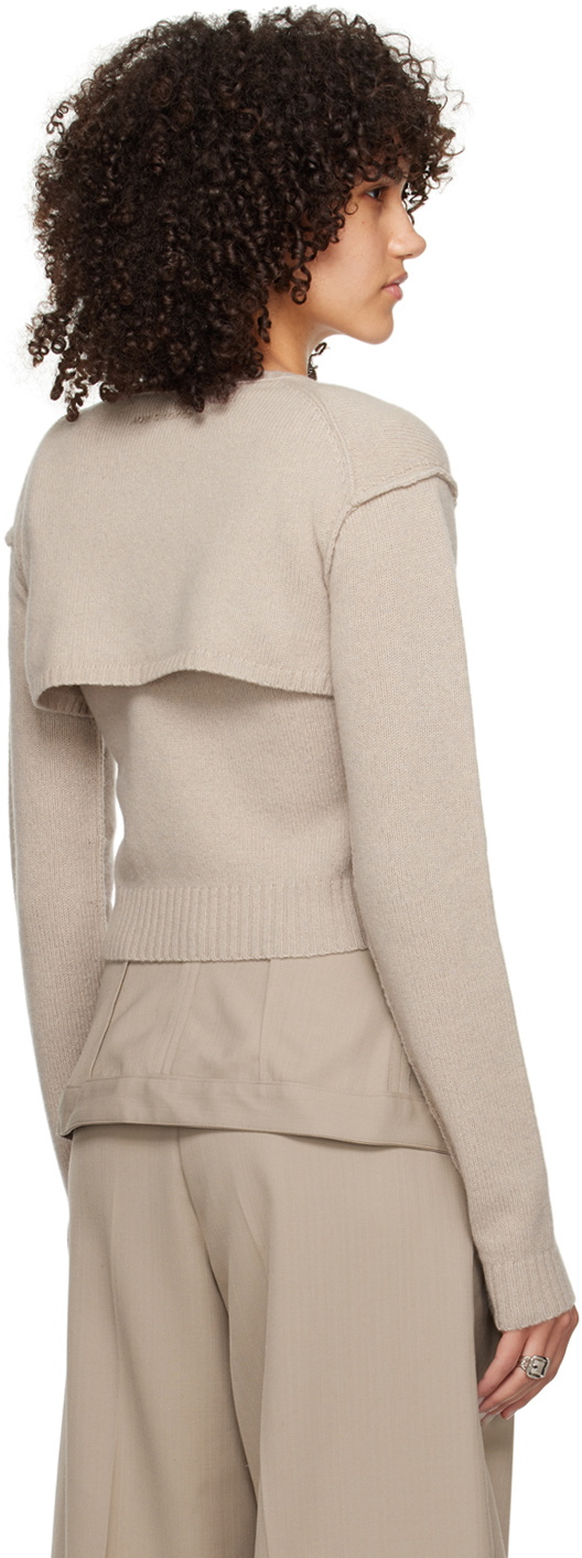 Acne Studios Beige Button-Up Tank Top & Cardigan Set Acne Studios