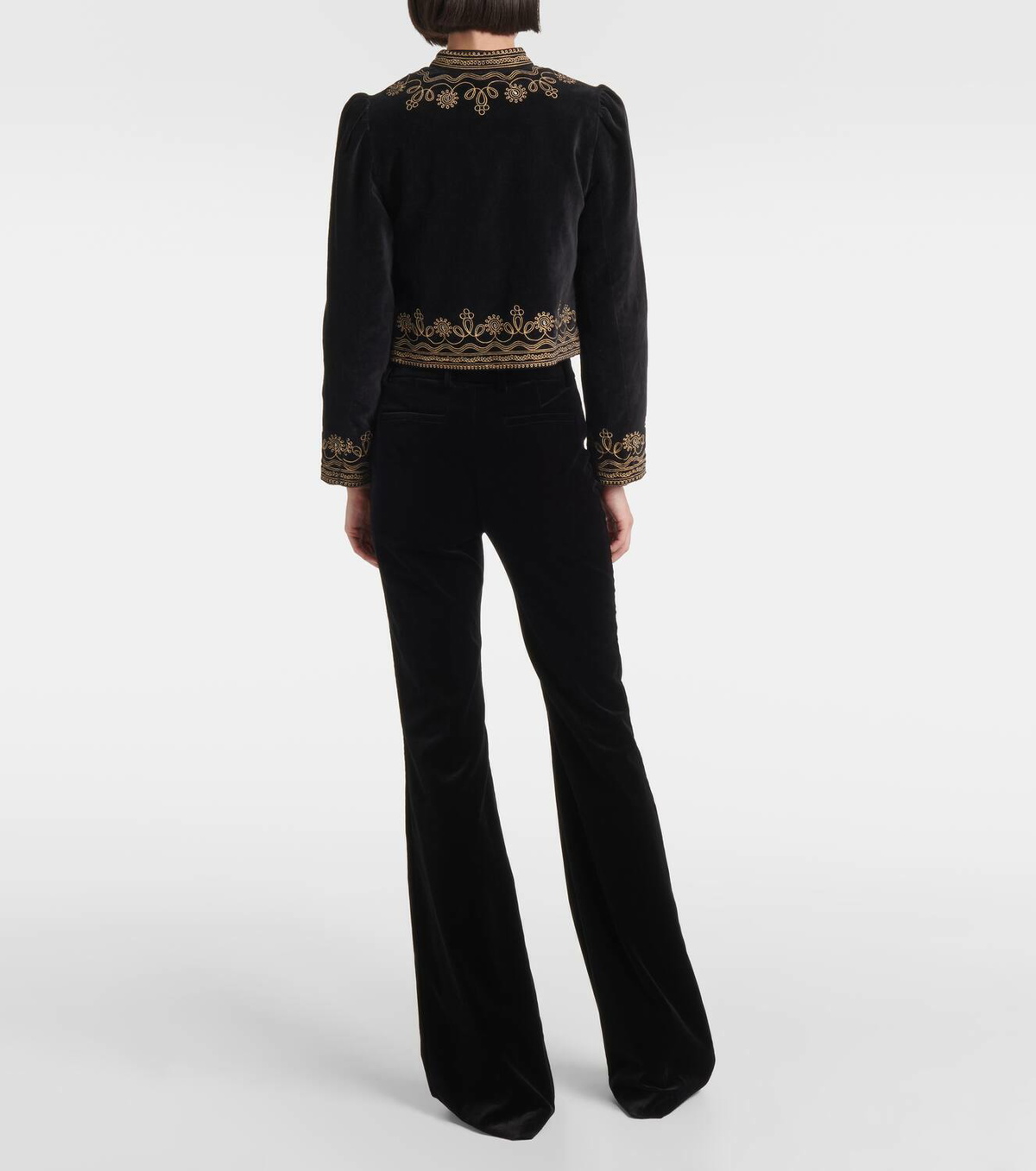 Rixo Denver embroidered cotton jacket Rixo