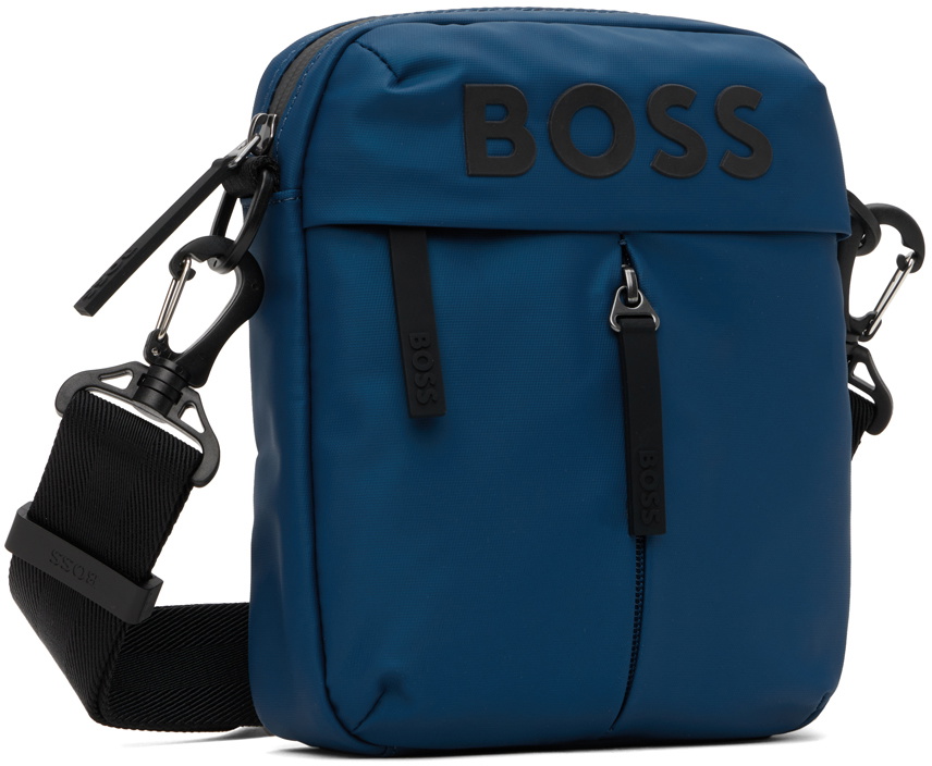 BOSS Blue Stormy Zip Bag BOSS