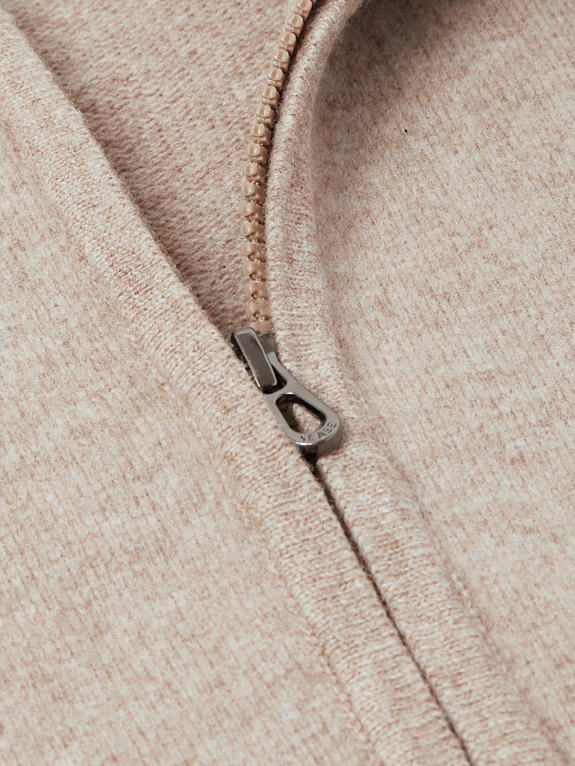 SEASE - Virgin Wool and Cashmere-Blend Half-Zip Sweater - Neutrals Sease