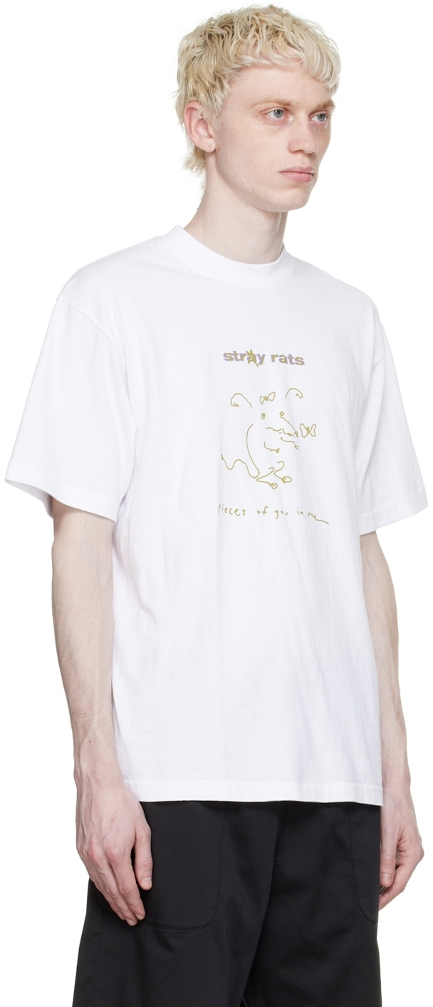 Stray Rats White Cotton T-Shirt Stray Rats