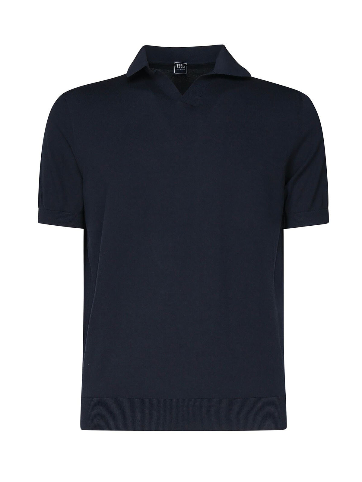Fedeli Open Neck Polo Fedeli
