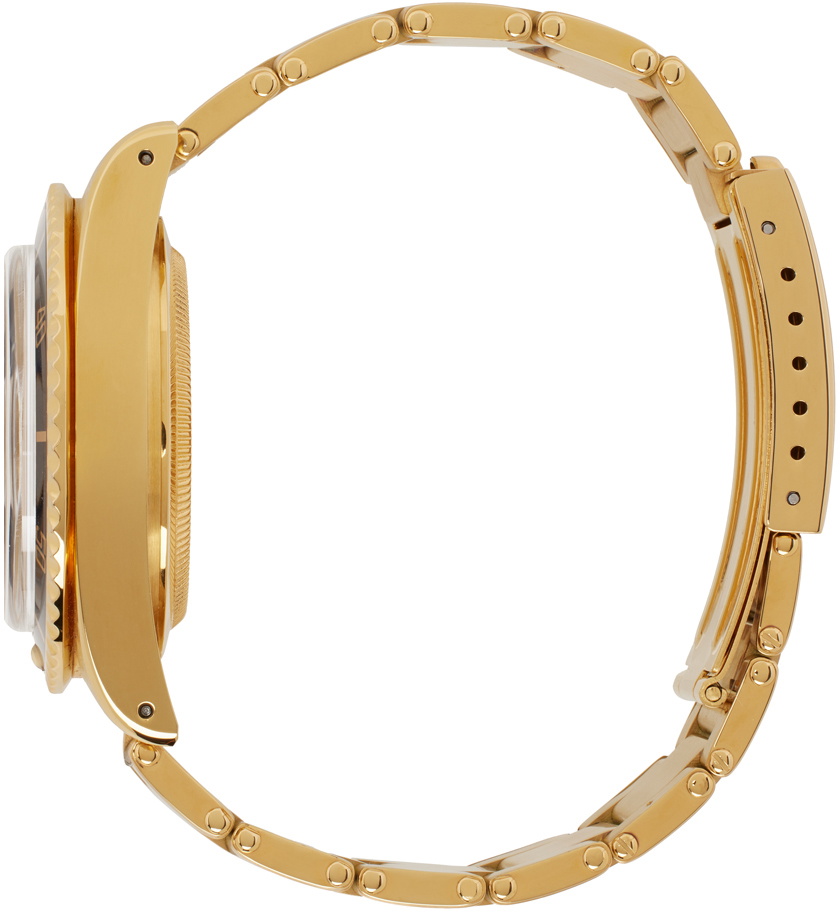 BAPE Gold & Black Classic Type 1 Watch A Bathing Ape