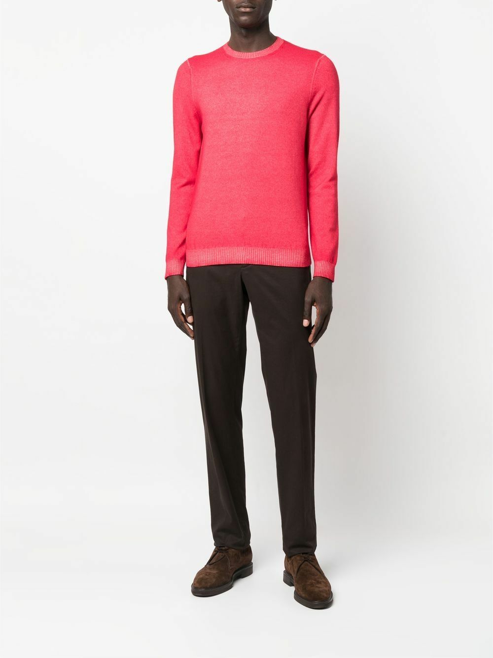 MALO - Round Neck Sweater In Wool Malone Souliers