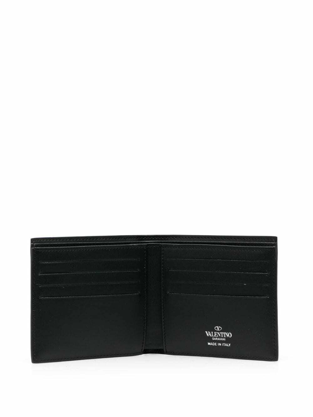 VALENTINO GARAVANI - Vltn Leather Billfold Wallet Valentino Garavani