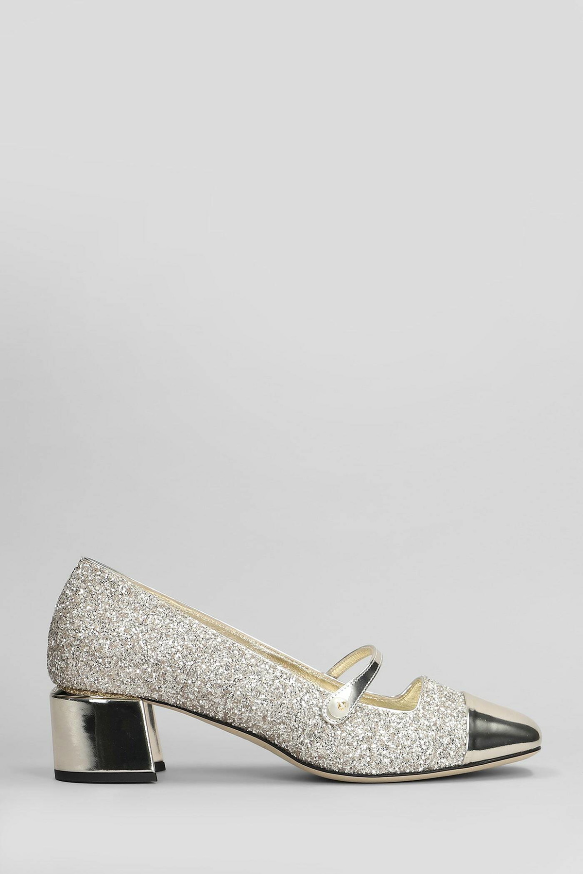 Jimmy Choo Elisa 45 Pumps In Gold Glitter Jimmy Choo
