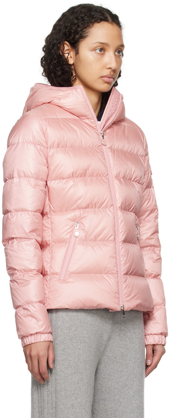 Moncler Pink Gles Down Jacket Moncler