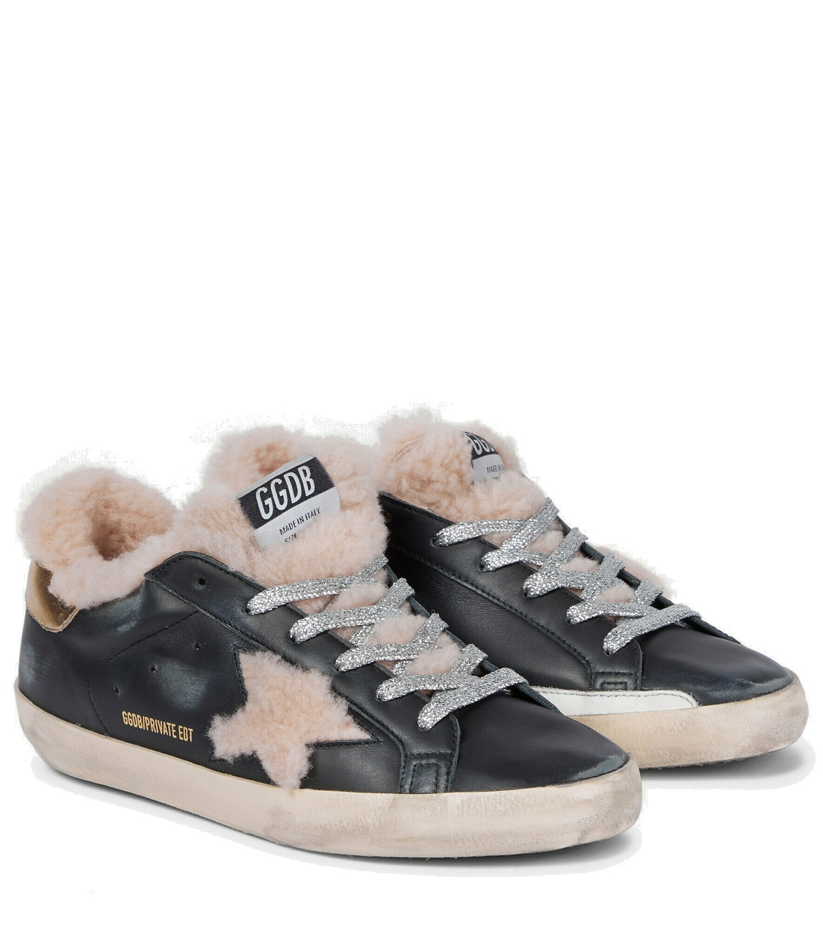 Golden Goose - Super-Star shearling-lined sneakers Golden Goose Deluxe ...