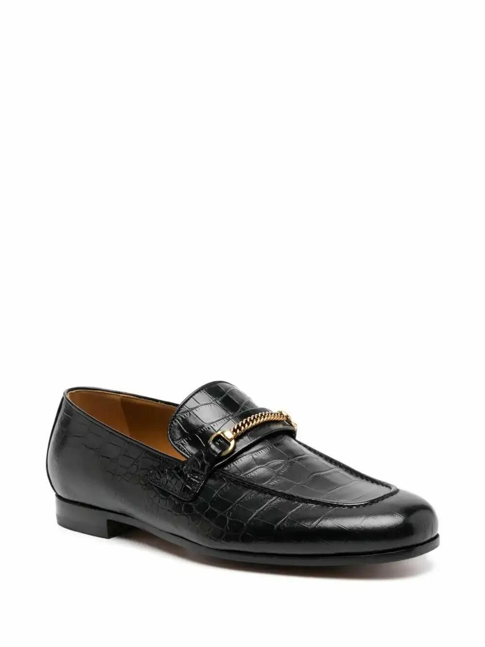 TOM FORD Crocodile-Embossed Leather Loafers TOM FORD