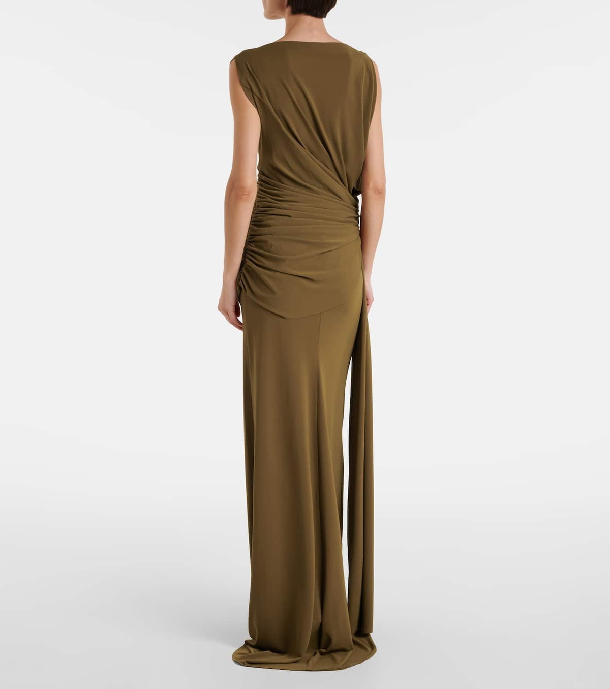 Alex Perry Draped crêpe jersey gown Alex Perry