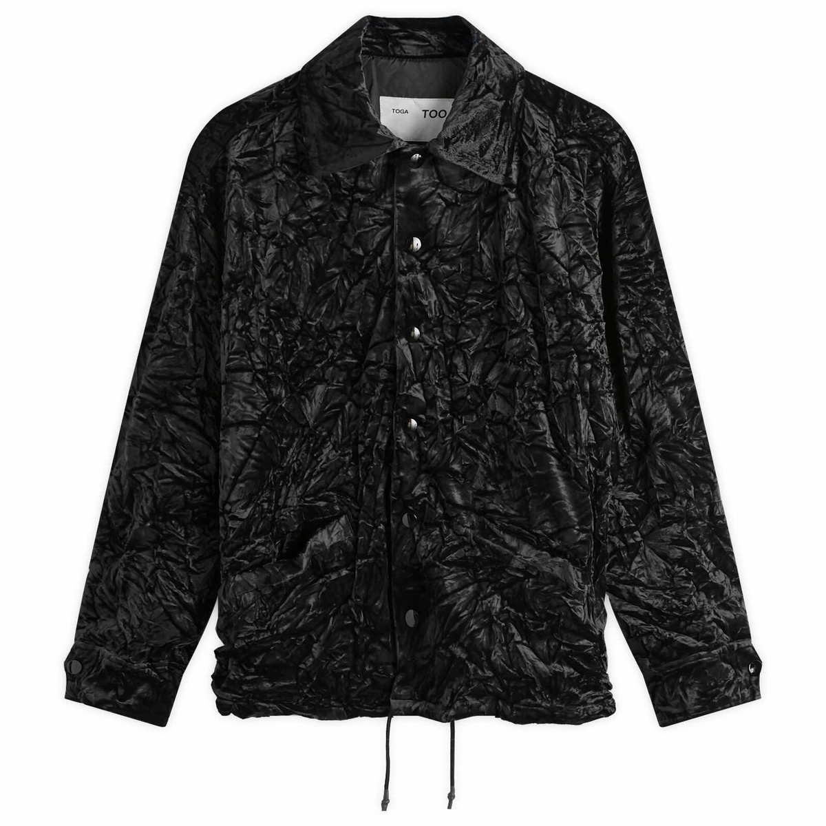 TOGA Women's Archives Velor jersey blouson in Black Toga Pulla