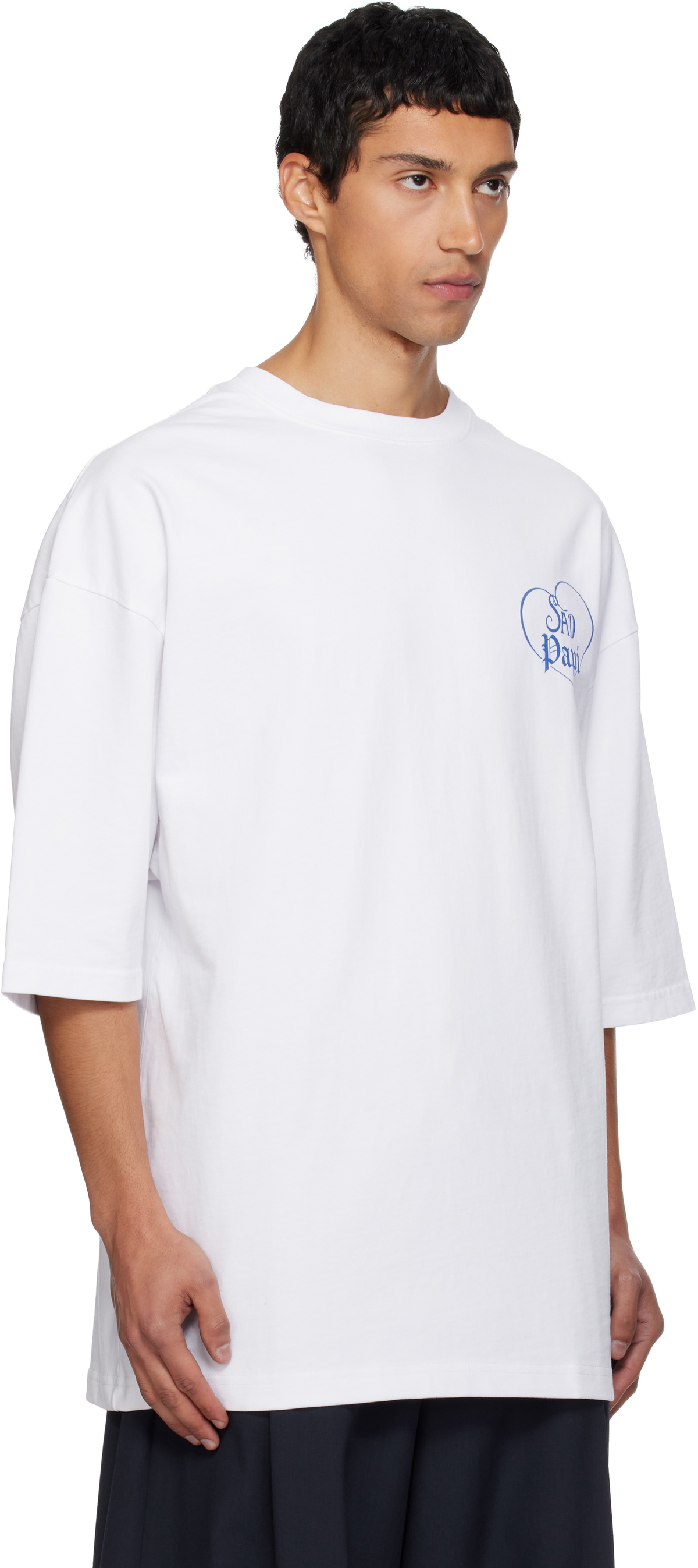 WILLY CHAVARRIA White Precious 'Sad Papi' Northsider T-shirt Willy ...