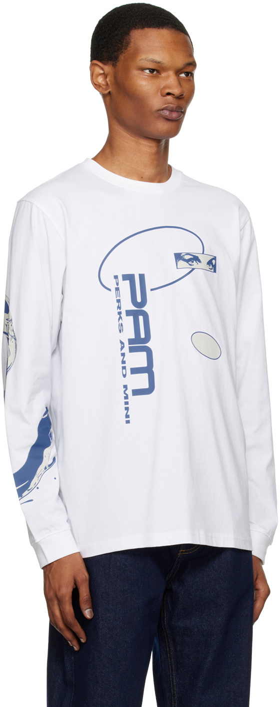 Perks and Mini White Flotation Long Sleeve T-Shirt Perks and Mini