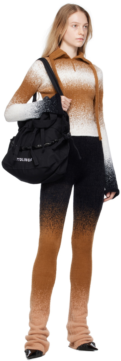 Ottolinger White & Brown Gradient Sweater Ottolinger
